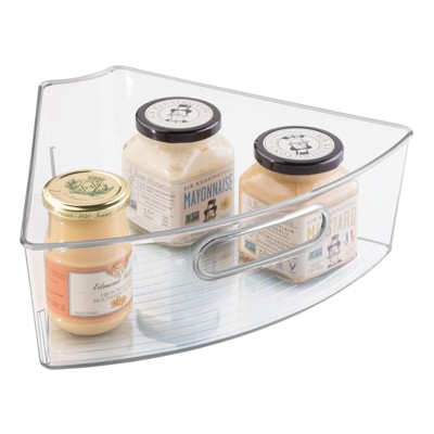 Mdesign Lazy Susan Kitchen Food Storage Organizer Bin - 6 Pack - Clear ...