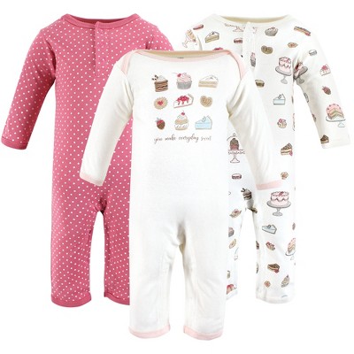 Hudson Baby Infant Girls Cotton Coveralls, Sweet Bakery, 9-12 Months ...