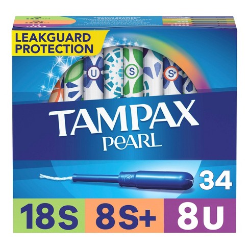Tampax Pearl Triple Pack With Super/super Plus/ultra Absorbency ...