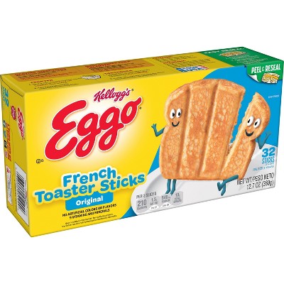 Kellogg's Eggo Original Frozen French Toaster Sticks - 12.7oz/32ct : Target