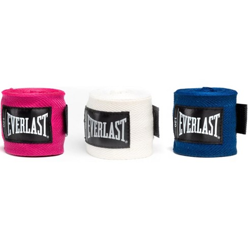 Everlast Core 120" Boxing And Mma Handwraps 3-pack - Blue/white/red ...