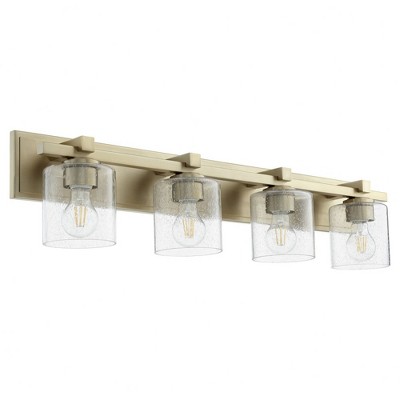 Quorum Lighting 3 - Light Vanity In Aged Brass : Target