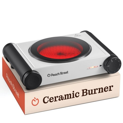 Peach Street Electric Countertop Cooking Hot Plate 1200w Infrared 7 ...