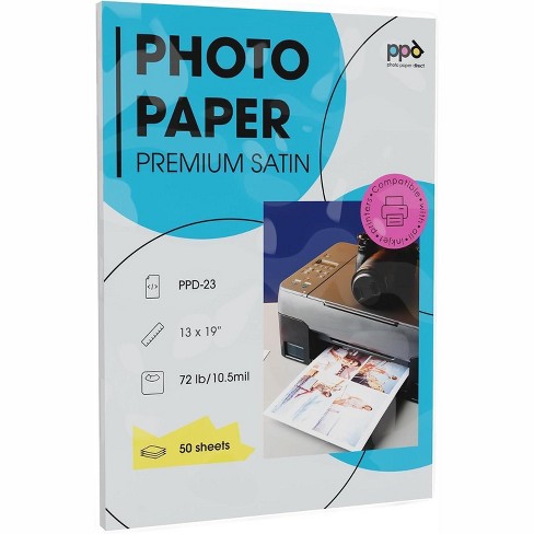 Ppd Satin Photo Paper For Inkjet Printer, Premium Semi-gloss Luster ...