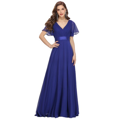 Blue Plus Size Evening Dress : Target
