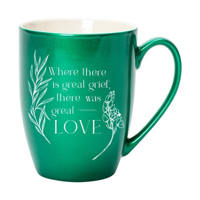 Elanze Designs Where There Is Great Grief There Was Great Love Emerald ...