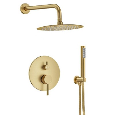 Cranach Bathroom Rain Shower Head With Rough-in Pressure Balance Valve ...