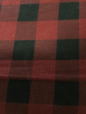 Queen Patterned Flannel Sheet Set Red Plaid : Target