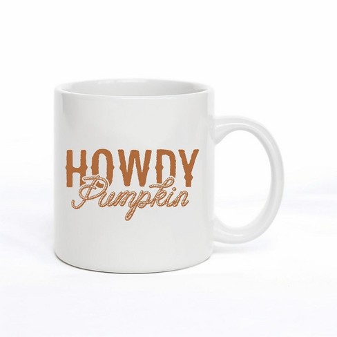City Creek Prints Howdy Pumpkin Rope Mug - White : Target