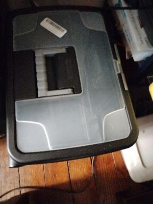 Sterilite Medium Letter File Box Black : Target