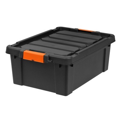 Iris 47qt Heavy Duty Plastic Storage Bin With Durable Lid : Target