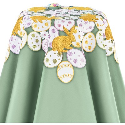 Collections Etc Easter Bunny And Eggs Table Linens Square : Target