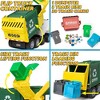 Garbage Truck Set, 16" Large Trash Truck Toys For Boys With Trash Can ...