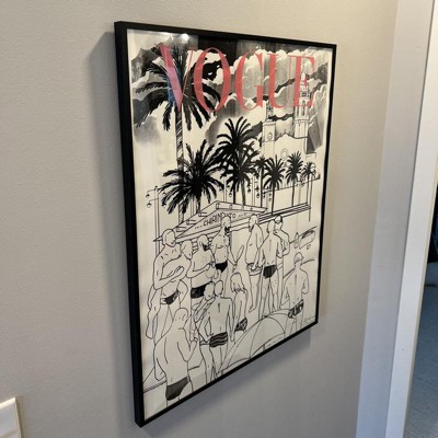 22" X 28" Matted To 18" X 24" Elevated Aluminum Poster Frame Black ...