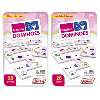 Junior Learning Fraction Dominoes, 2 Sets : Target