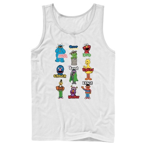 Men's Sesame Street Character Introductions Tank Top : Target