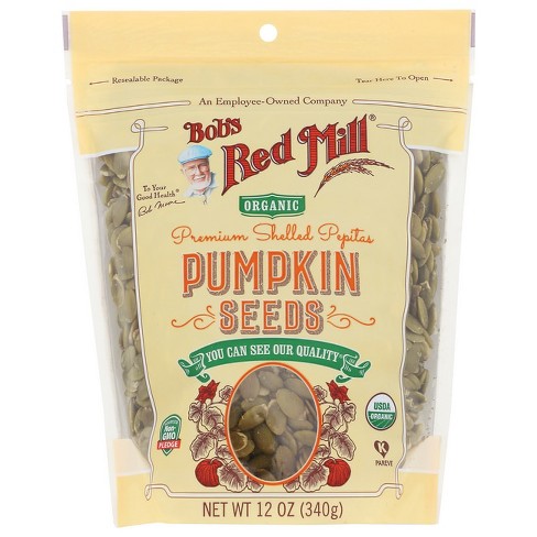 Bob's Red Mill Organic Premium Shelled Pepitas Pumpkin Seeds : Target