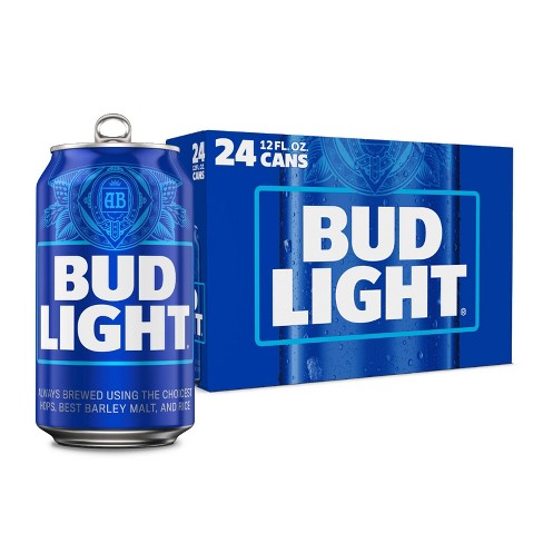 Bud Light Beer - 24pk/12 Fl Oz Cans : Target