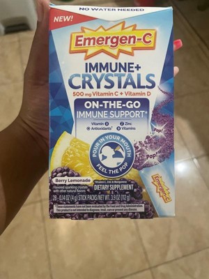 Emergen-c Immune + Crystals On-the-go Immune Support Tablets - Berry ...