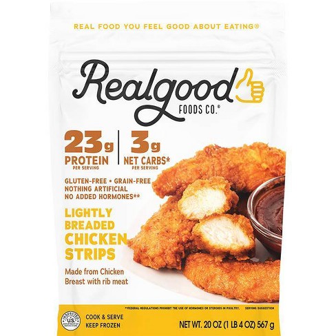 Real Good Foods Low Carb Chicken Strips - Frozen - 20oz : Target