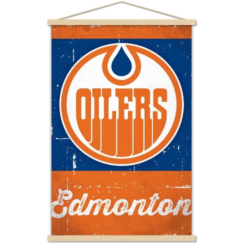 Trends International Nhl Edmonton Oilers - Retro Logo 13 Magnetic ...
