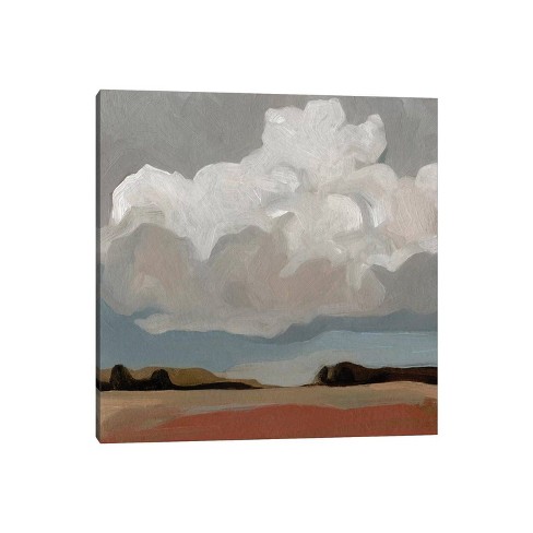 12" X 12" X 1.5" Cloud Formation I By Emma Scarvey Unframed Wall Canvas ...