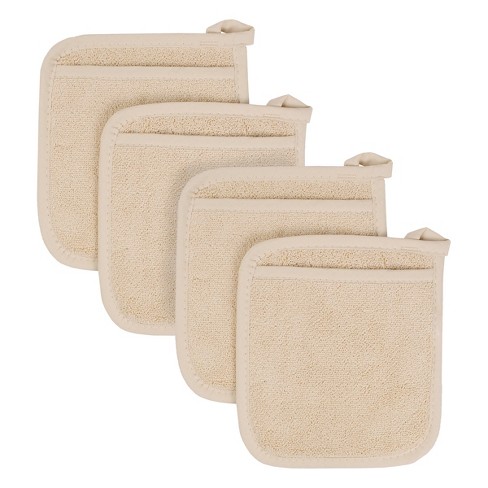John Ritzenthaler Co. Ritz 4-pack Terry Pocket Mitt Set, Latte : Target