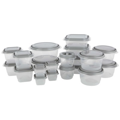 GoodCook EveryWare Food Storage Container Set - Multisize - 40pcs/20ct- Gray : Target