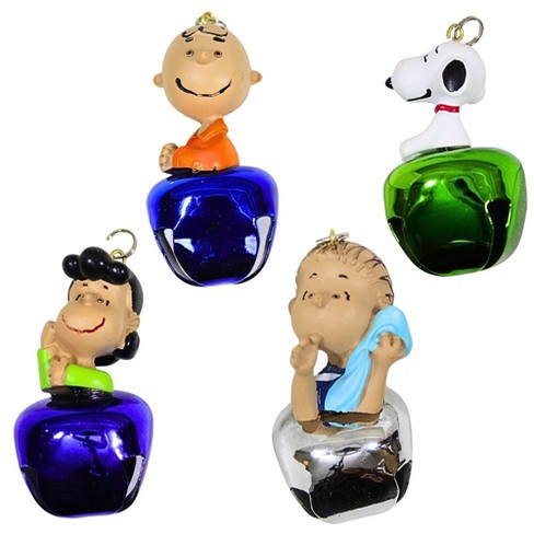 Roman 2.5 Inch Peanuts Jingle Buddies Ornament Set Linus Snoopy Lucy ...