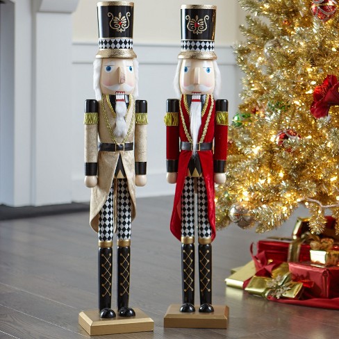 Brylanehome 36"h Wooden Nutcracker - Red : Target