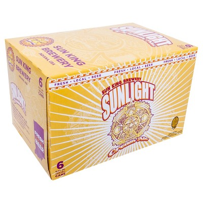 Sun King Sunlight Cream Ale Beer - 6pk/12 Fl Oz Cans : Target