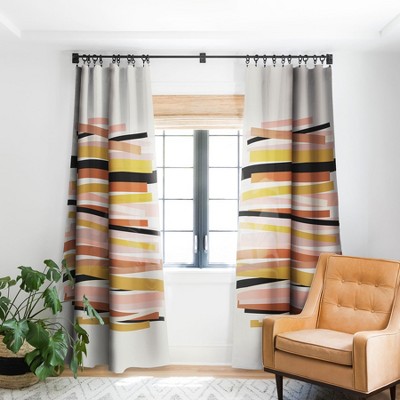 Gale Switzer Linear Stack 108" X 50" Single Panelroom Darkening Window ...