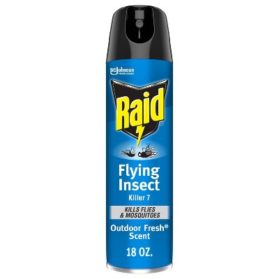 Raid Flying Insect Killer Outdoor Fresh Scent Aerosol - 18oz : Target