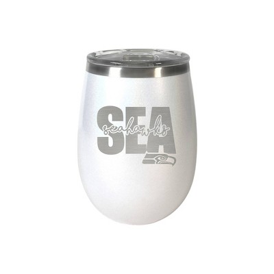 Nfl Seattle Seahawks 10oz Team-colored Wine Tumbler : Target