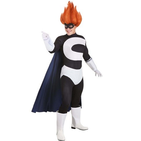 Halloweencostumes M Men Men s Disney And Pixar s The Incredibles Syndrome Halloween Costume Adult Villain Outfit Black white orange Target
