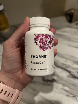 Thorne Resveracel - Nicotinamide Riboside With Quercetin Phytosome And Resveratrol - 60 Capsules ...