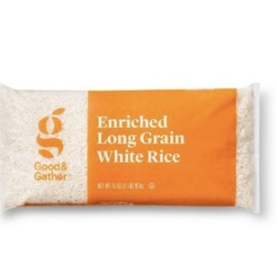 Enriched Long Grain White Rice - 1lb - Good & Gather™ : Target