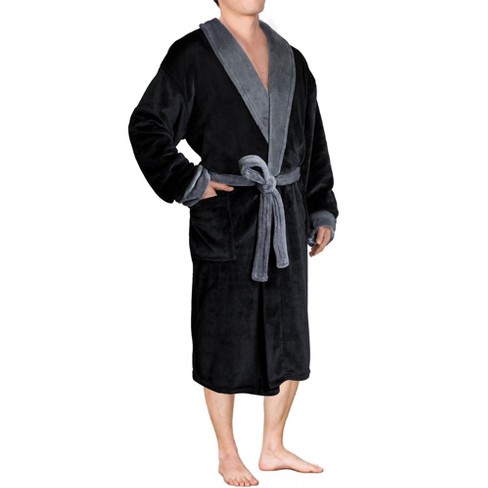 Pavilia Mens Robe, Soft Bathrobe For Men, Fleece Warm Long Plush ...