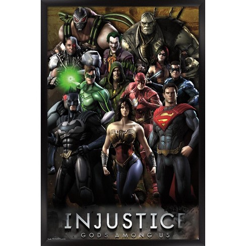 Trends International 24x36 Dc Comics Video Game Injustice - Grid Framed ...