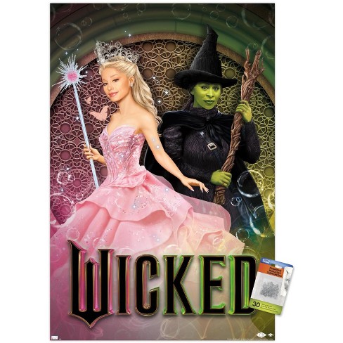 Trends International Wicked - Elphaba And Glinda Upland Unframed Wall ...