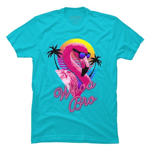 Men's Design By Humans Whoa Bro By Tararisingnc T-shirt - Ocean Blue ...