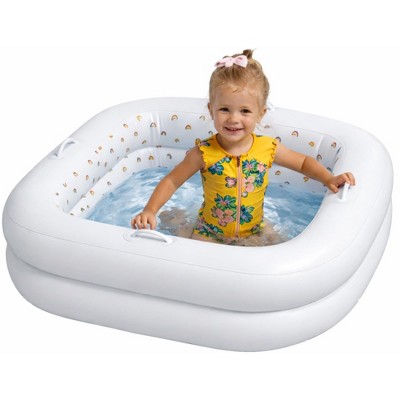 Grip A Pool Inflatable Square Baby Pool Portable Toddler Swimming Pool ...