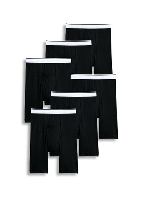 Jockey Men's Pouch 10" Midway Brief - 6 Pack M Black : Target