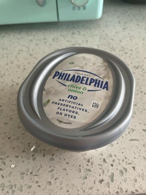 Philadelphia Chive & Onion Cream Cheese Spread - 7.5oz : Target