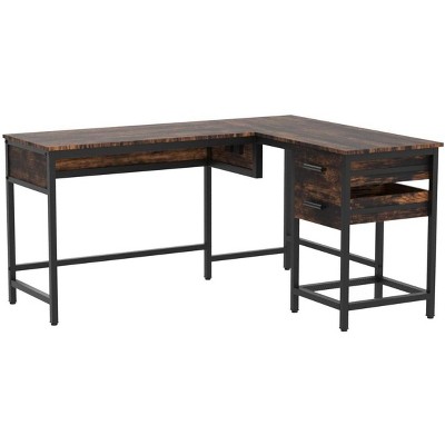 Tribesigns L-shaped Height Adjustable Desk : Target