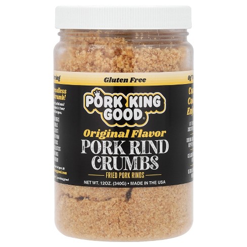 Pork King Good Pork Rind Crumbs, Original, 12 Oz (340 G) : Target