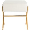 Luna Greek Key Bench - Light Beige - Safavieh : Target