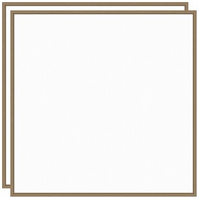 Kate and Laurel Sylvie Gold Blank Framed Canvas DIY Wall Art Set ...