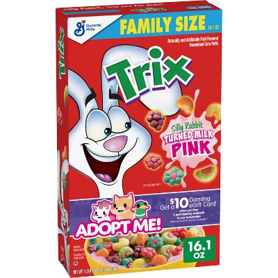 Trix Classic Strawberry Cereal Family Size - 16.1oz - General Mills ...