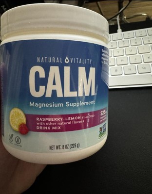 Natural Vitality Calm, Magnesium Citrate Supplement Powder, Anti-stress ...